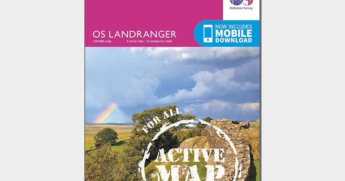 Ordnance Survey Landranger Active 87 Hexham Haltwhistle Map With ...
