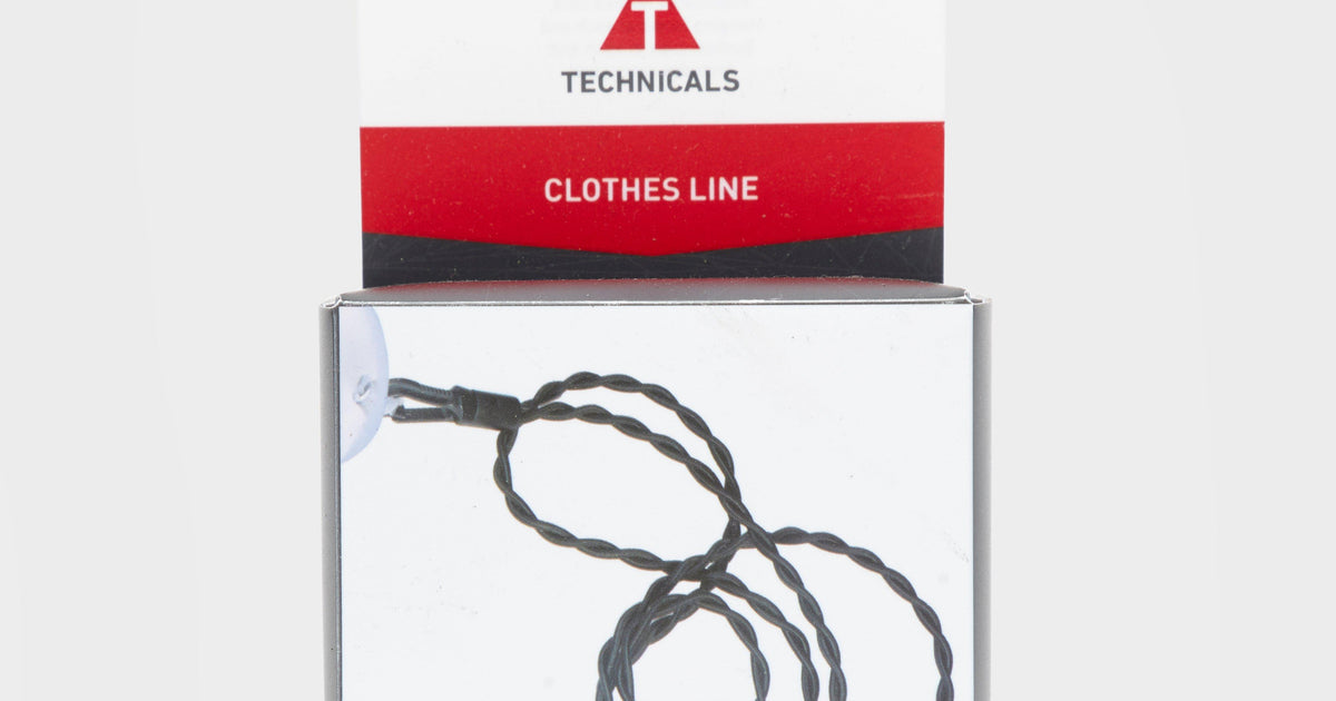 Black Technicals Travel Clothes Line – GO Outdoors