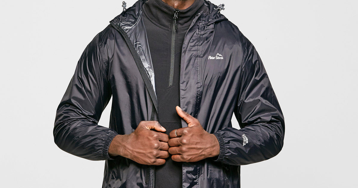 Black Peter Storm Mens Packable Jacket Black – GO Outdoors