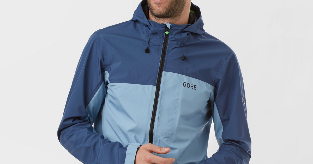 Blue Gore C5 GORE-TEX® Active Trail Hooded Jacket – GO Outdoors