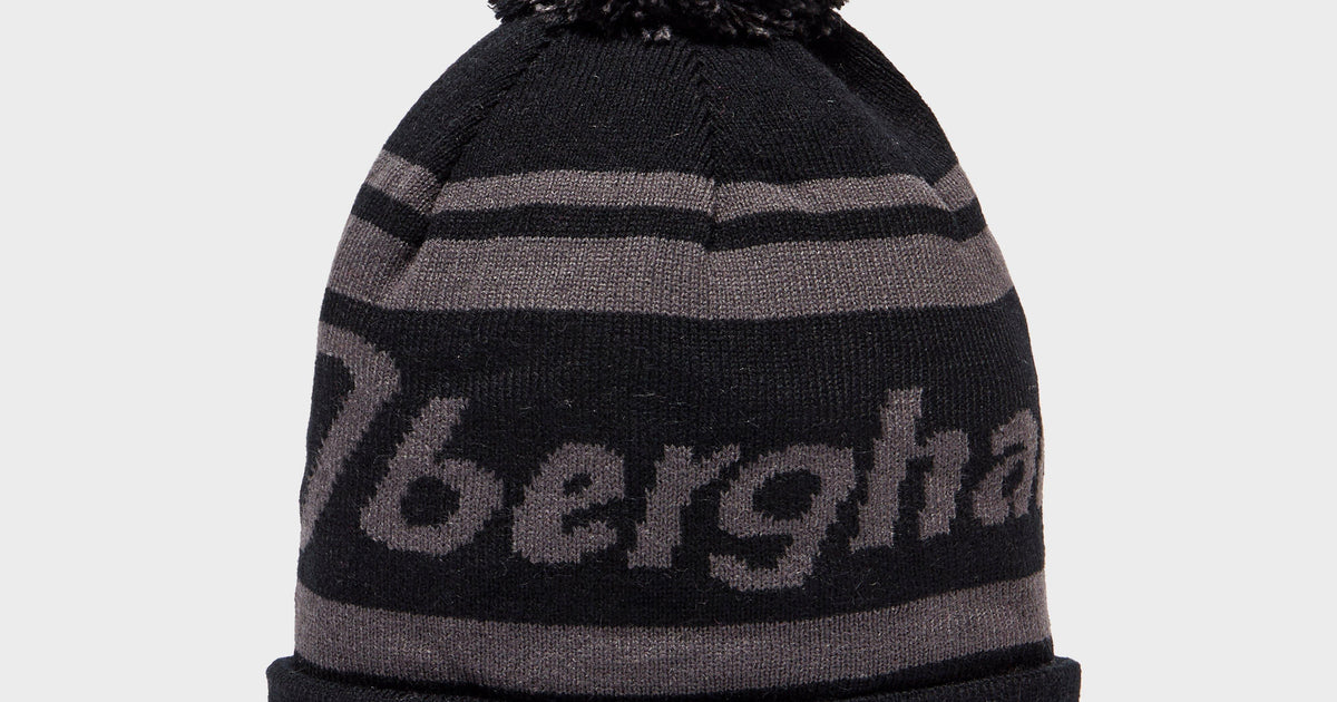 Black Berghaus Men’s Berg Beanie – GO Outdoors