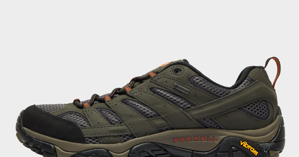 Green Merrell Men's Moab 2 GORE-TEX Shoes (Full Sizes) – GO Outdoors