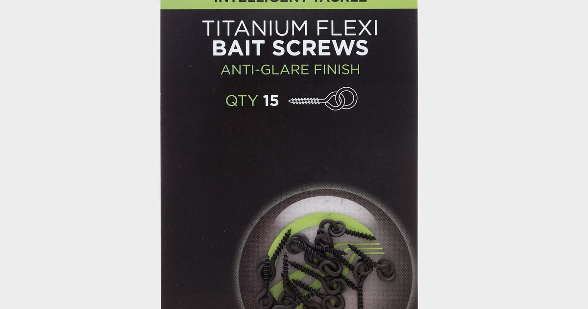 Black Kodex Titanium Flexi Bait Screws – GO Outdoors