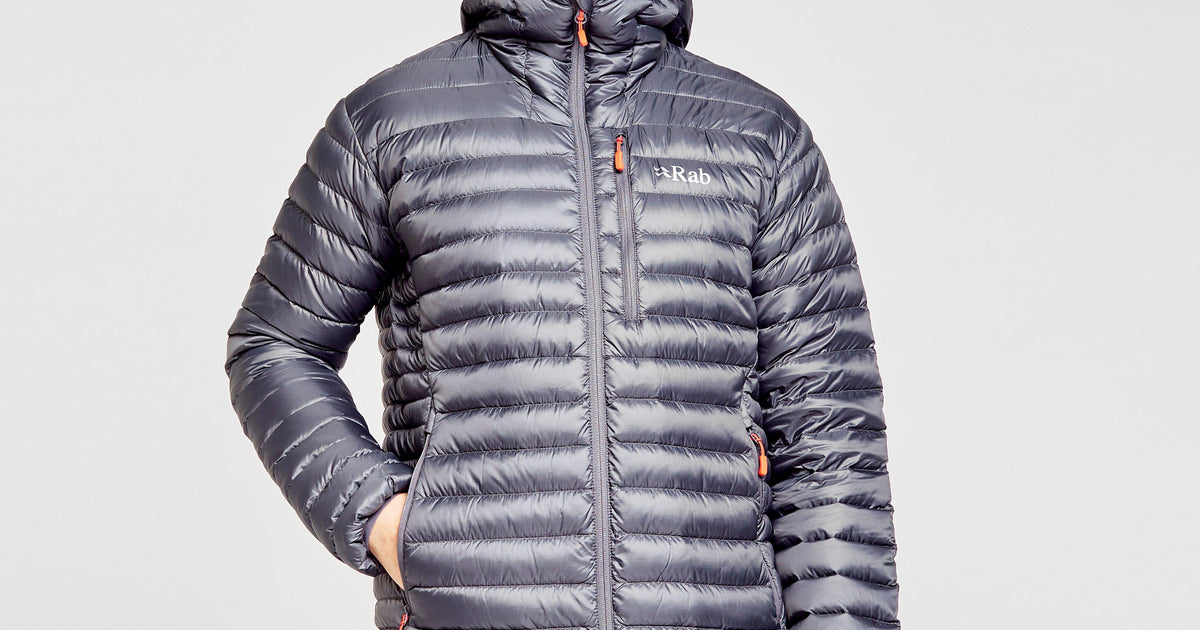 Grey Rab Men’s Microlight Alpine Down Jacket – GO Outdoors
