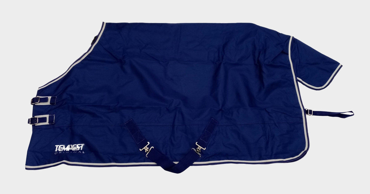 Navy Shires Tempest Original 0g Lightweight Standard Neck Turnout Rug ...