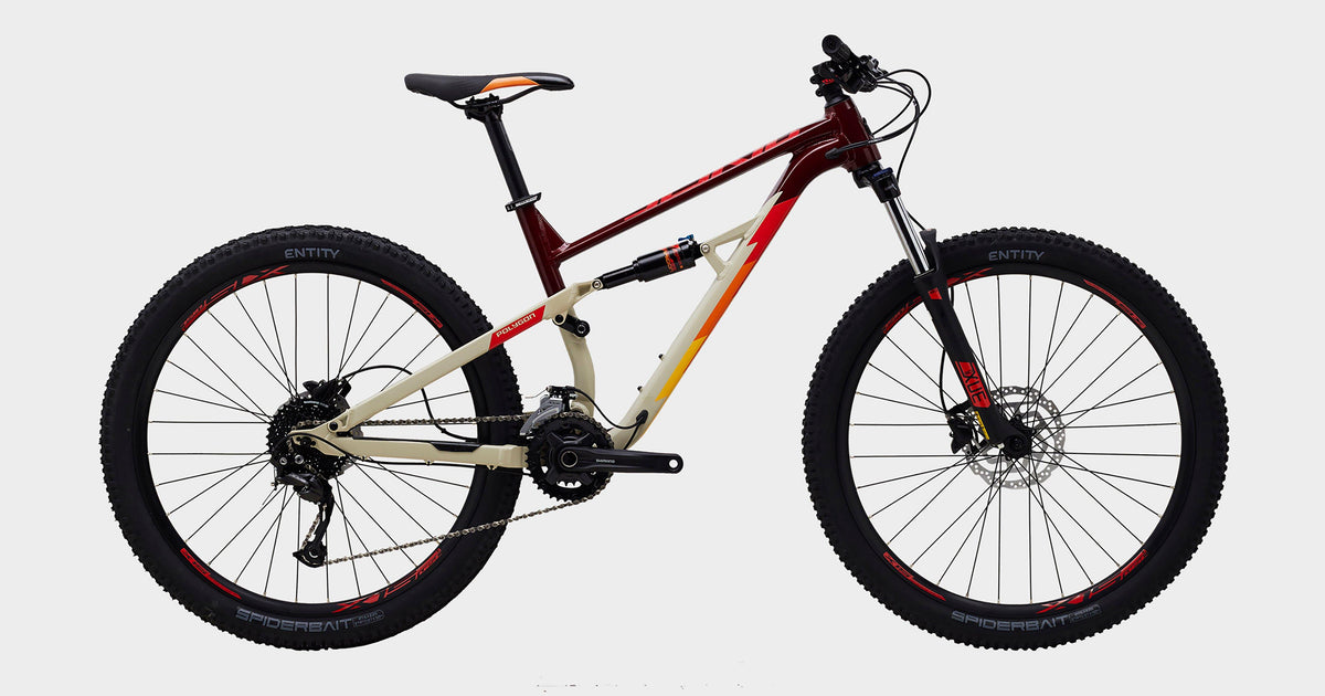 Red Polygon Siskiu D5 27.5” Full Suspension Mountain Bike – GO Outdoors