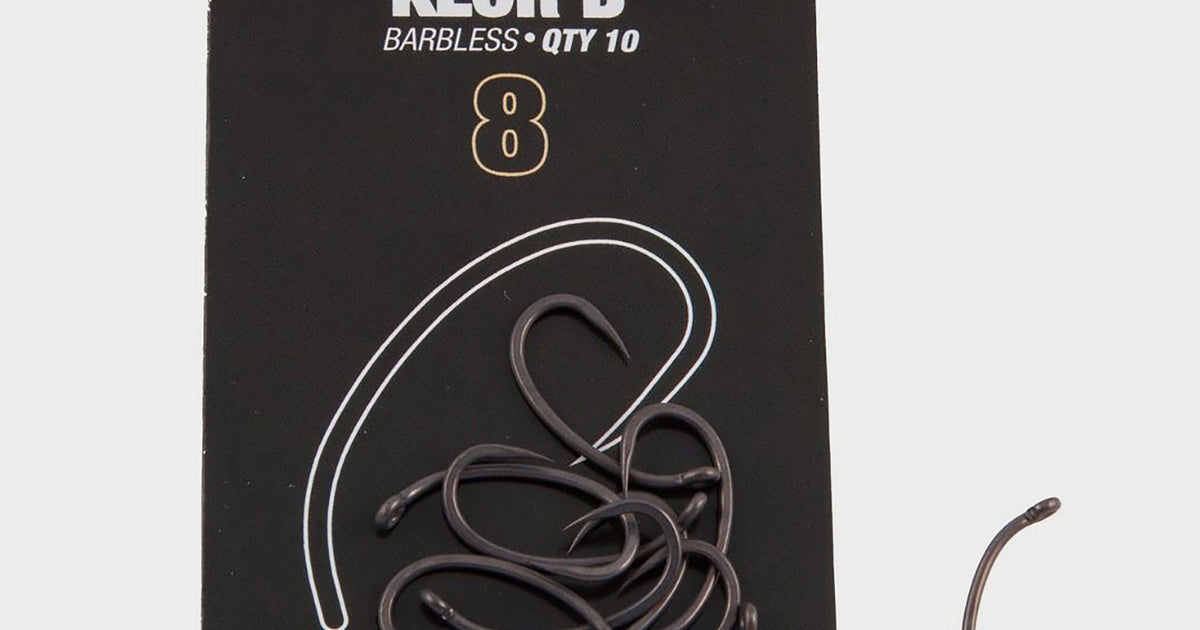 Black Korda Klor Barbless Hook Size 6 – GO Outdoors