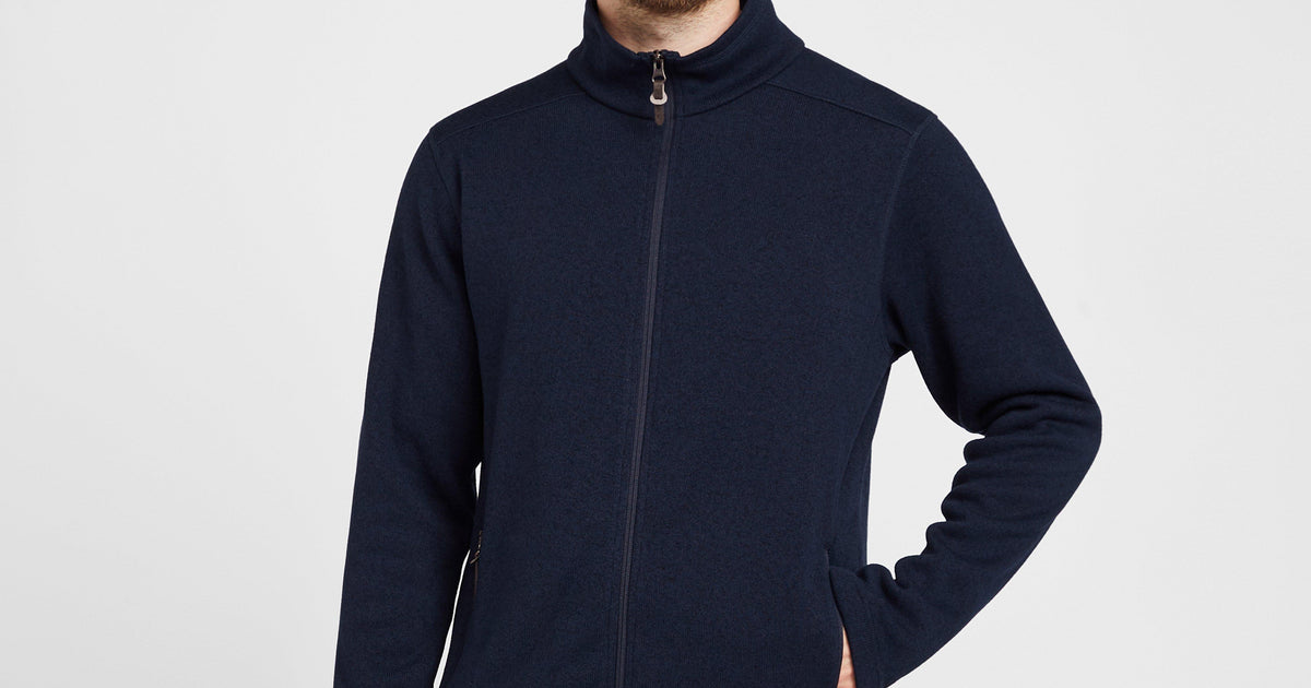 Navy Brasher Men's Rydal III Full Zip Fleece – GO Outdoors