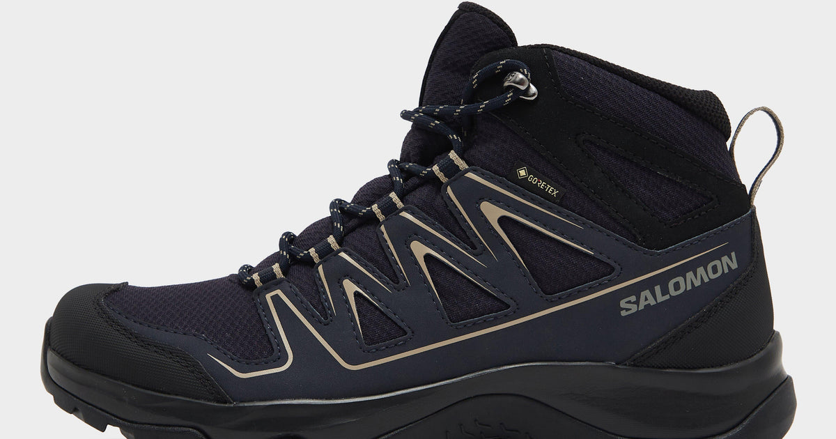 Navy Salomon Men’s Onis Mid GORE-TEX® Hiking Boots – GO Outdoors