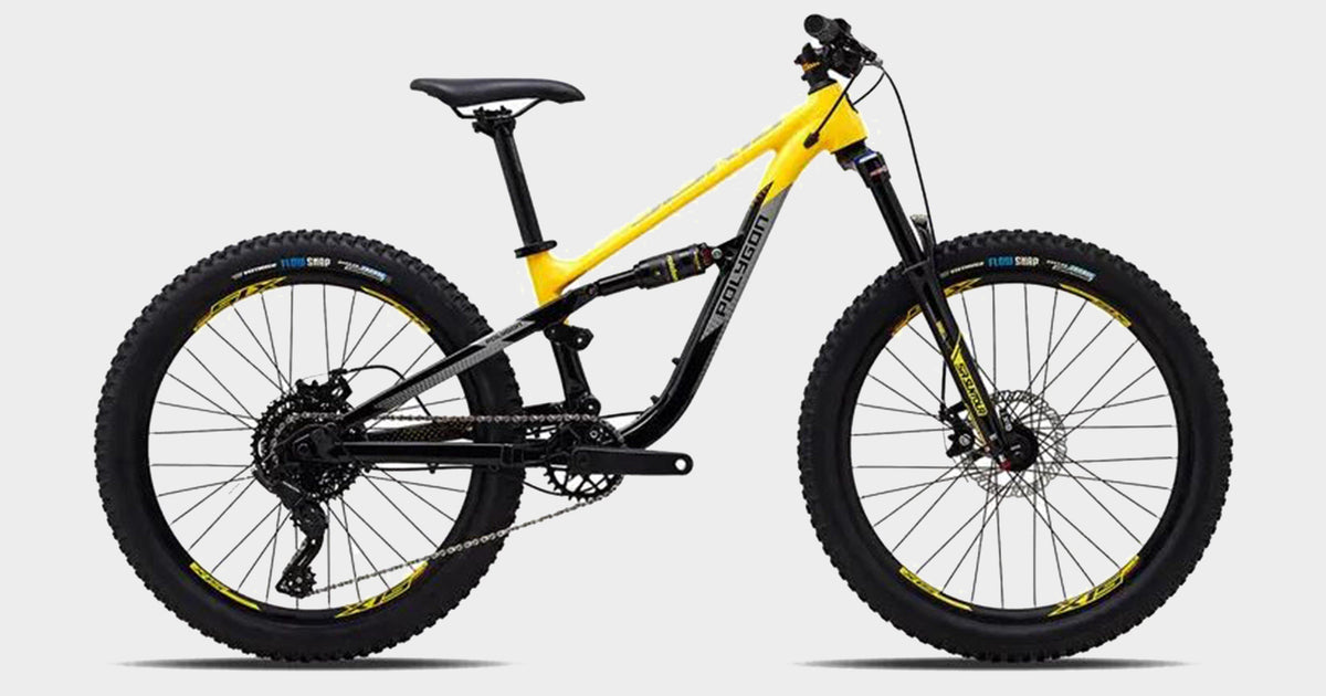 Yellow Polygon Siskiu D24 Kids’ Bike – GO Outdoors
