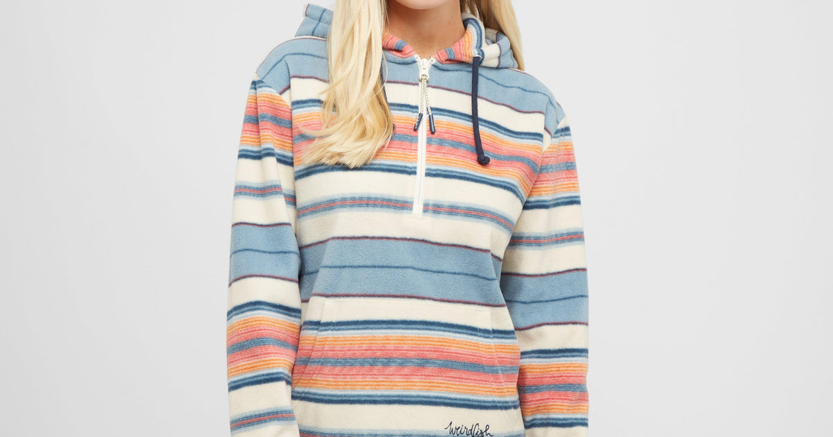 Multi Weird Fish Women’s Lana Stripe Fleece – GO Outdoors
