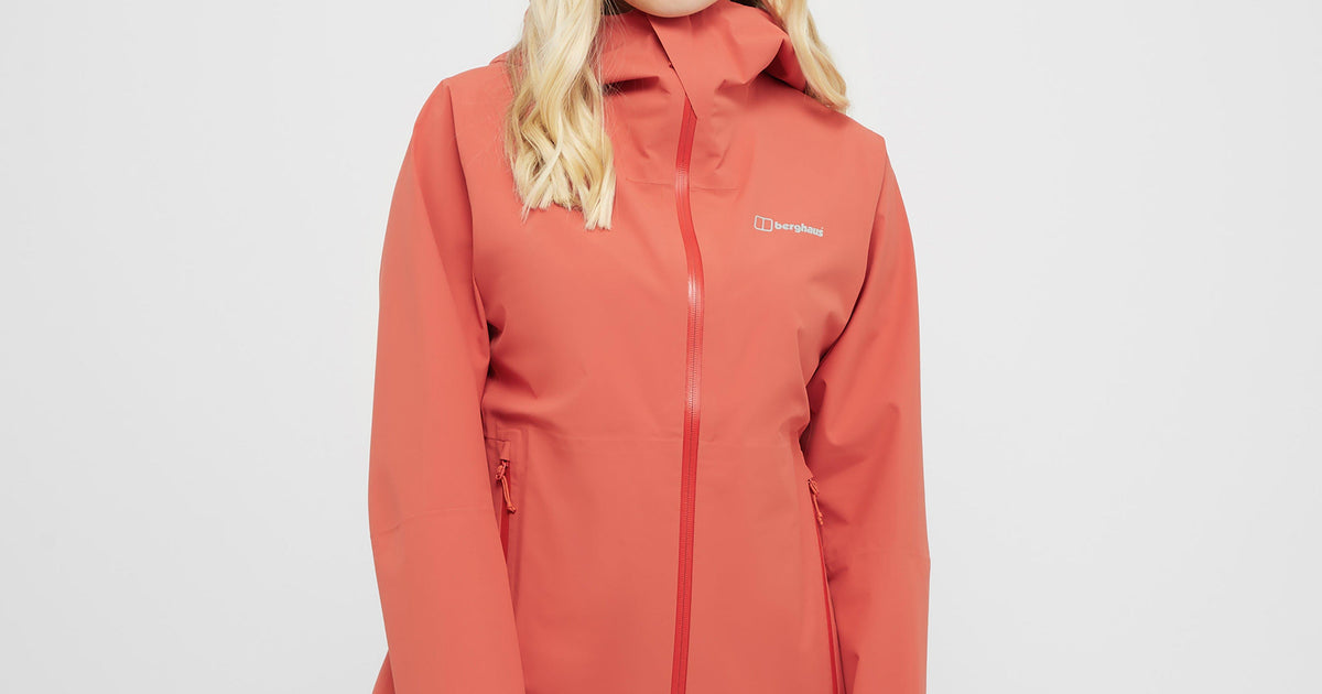 Red Berghaus Women's Boreen Stretch Waterproof Jacket – GO Outdoors