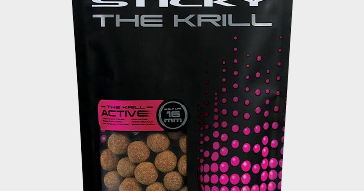 Sticky Baits Krill Active Shelf Life Boilies 16mm 1kg – GO Outdoors