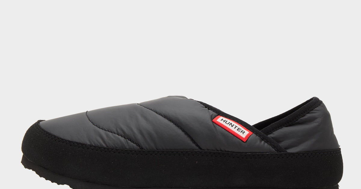 Black Hunter Women’s Puffer Slipper – GO Outdoors