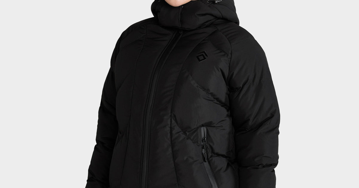Black Aztec Diamond Women's Puffer Coat – GO Outdoors