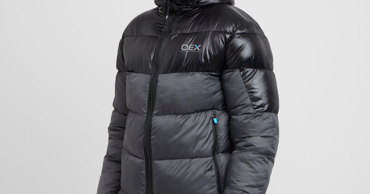 Grey OEX Blue Murdos Insulated Jacket – GO Outdoors