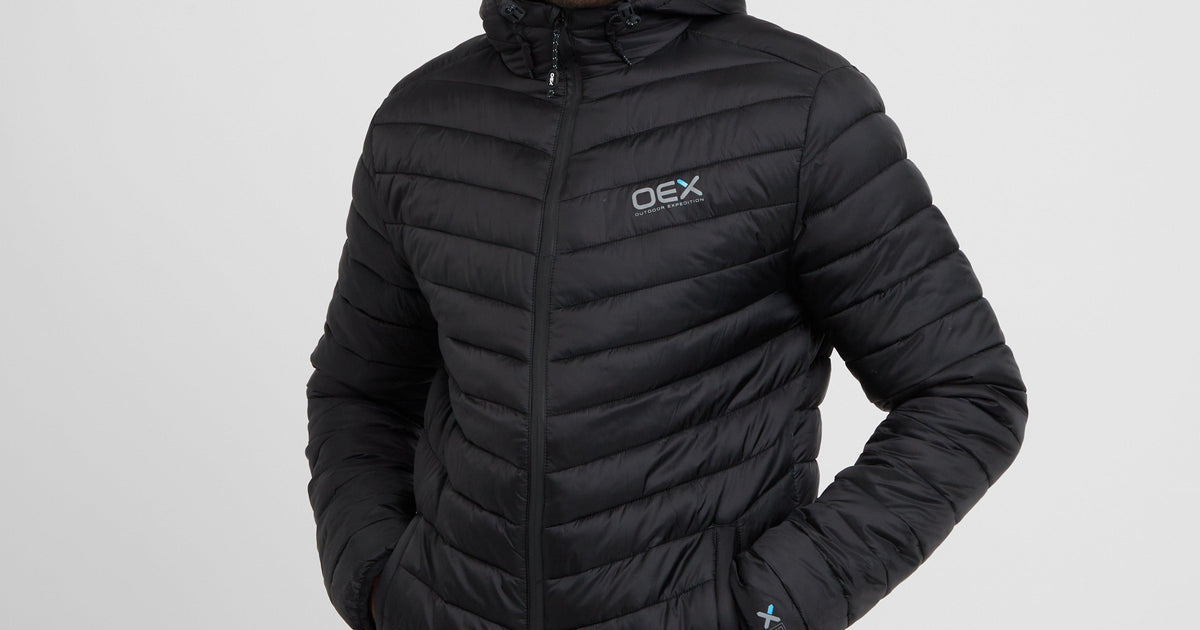 Black OEX Blue Men’s Murdos Insulated Jacket – GO Outdoors