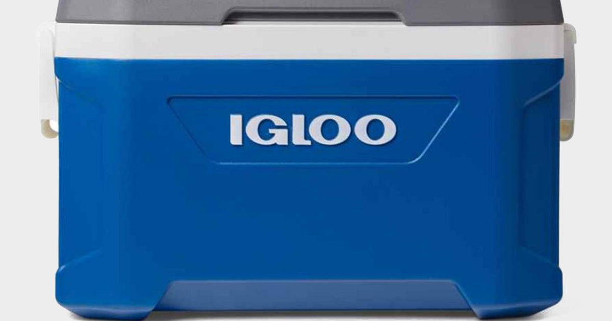 Blue Igloo Igloo Latitude 52qt Cooler (49L) – GO Outdoors