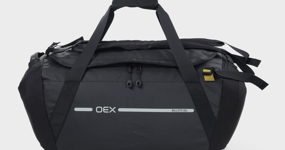 Black OEX Ballistic 60L Cargo Bag – GO Outdoors