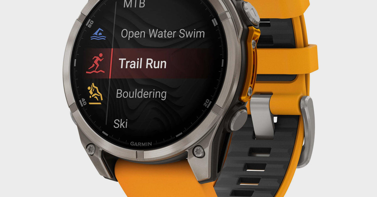 Orange Garmin fenix® 8 AMOLED Sapphire Edition 47mm GPS Smartwatch – GO ...