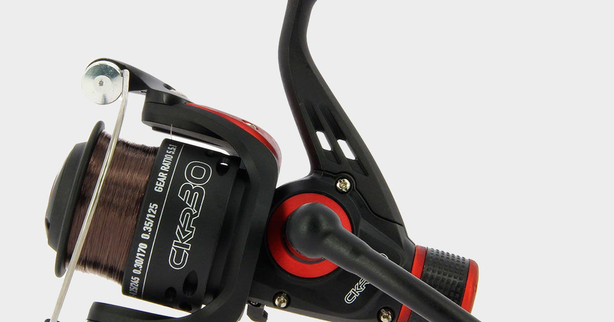 Black Ngt CKR30 Coarse Fishing Reel Loaded With 8lb Line – GO Outdoors