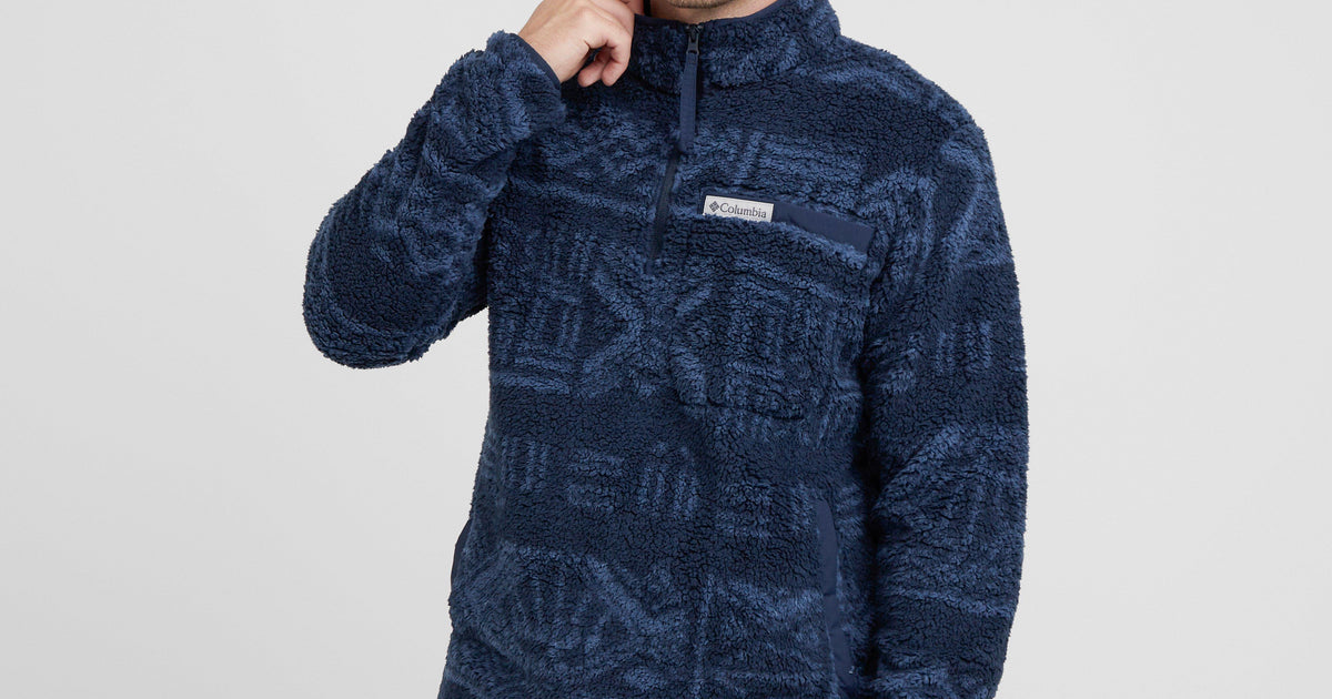 Blue Columbia Men's Rugged Ridge High Pile Fleece – GO Outdoors