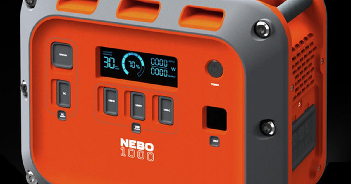 Orange Nebo INTREPID™ 1000 Portable Power Station – GO Outdoors